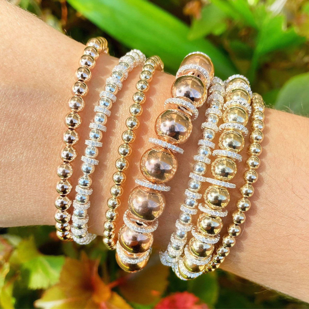 Extra Small Bling Baller | Bracelet by Jaimie Nicole Jewelry