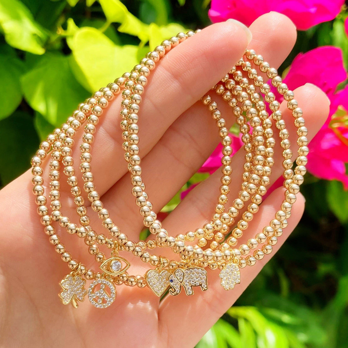 Trunks Up | Dangle Charm Bracelet – Jaimie Nicole