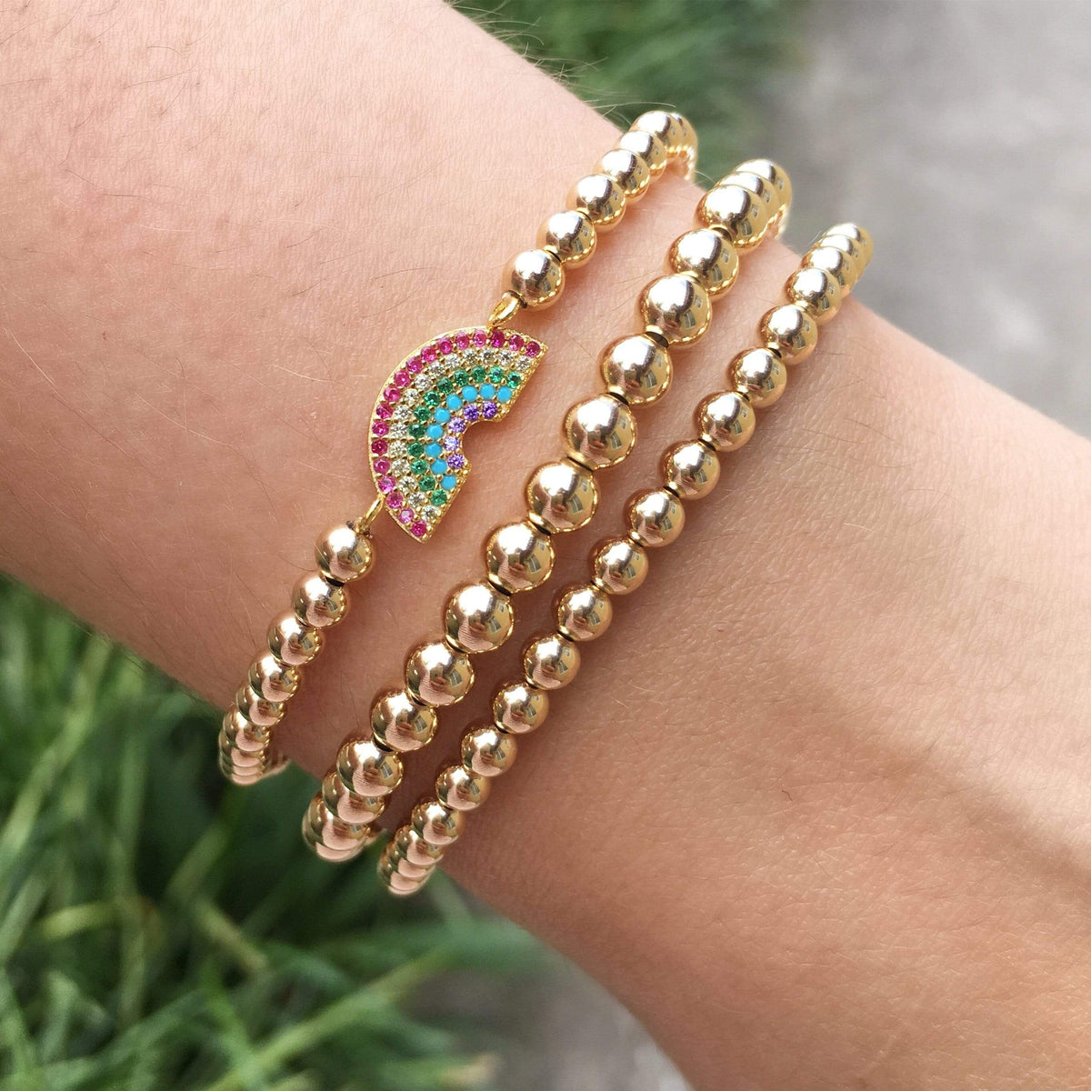 Chase the Rainbow | Charm Bracelet by Jaimie Nicole Jewelry